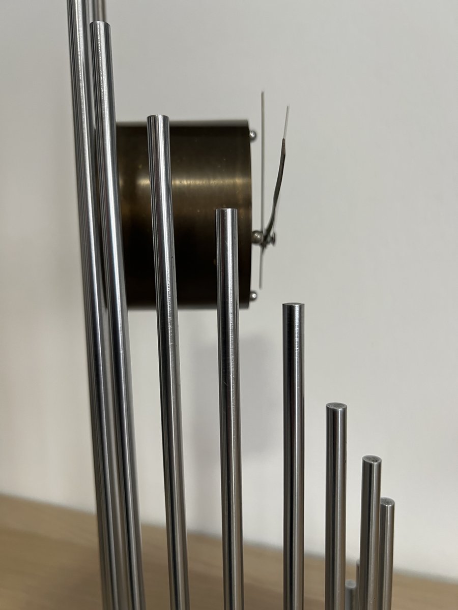 Sculptural and Avant-Garde Quartz Table Clock from Kienzle, 1980s for ...