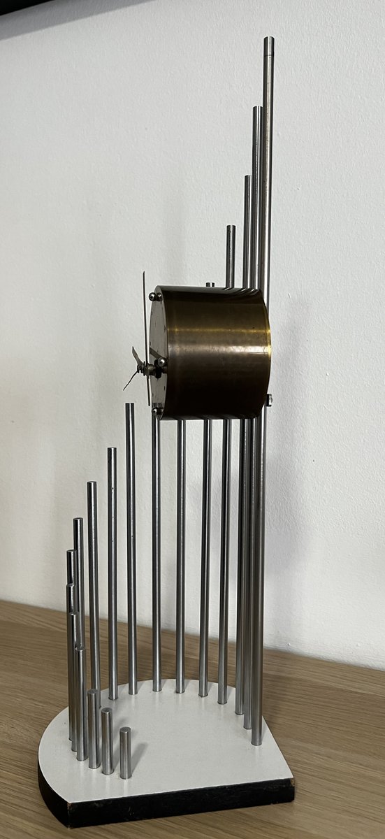 Sculptural and Avant-Garde Quartz Table Clock from Kienzle, 1980s for ...