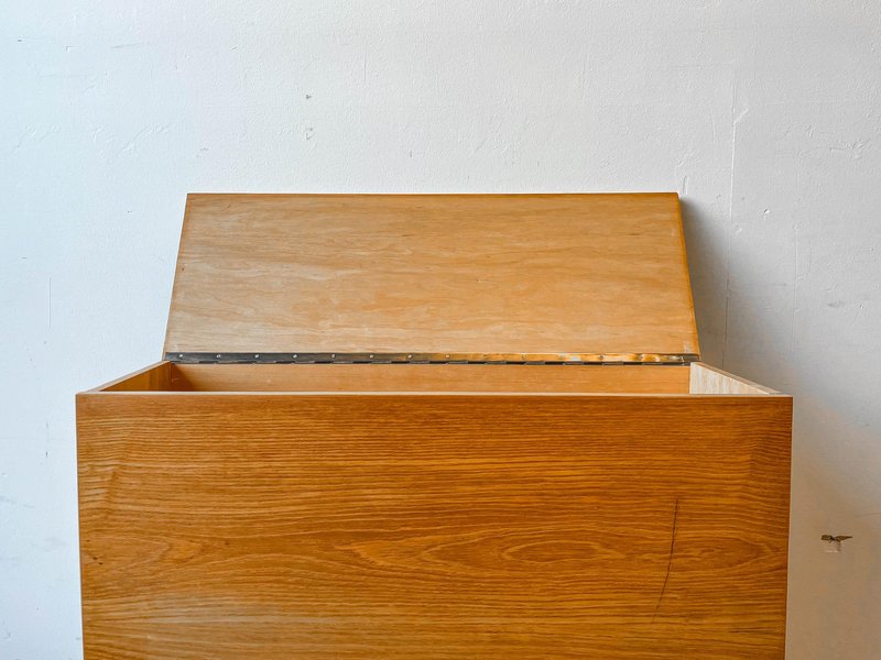 Vintage Softwood Storage Box for sale at Pamono