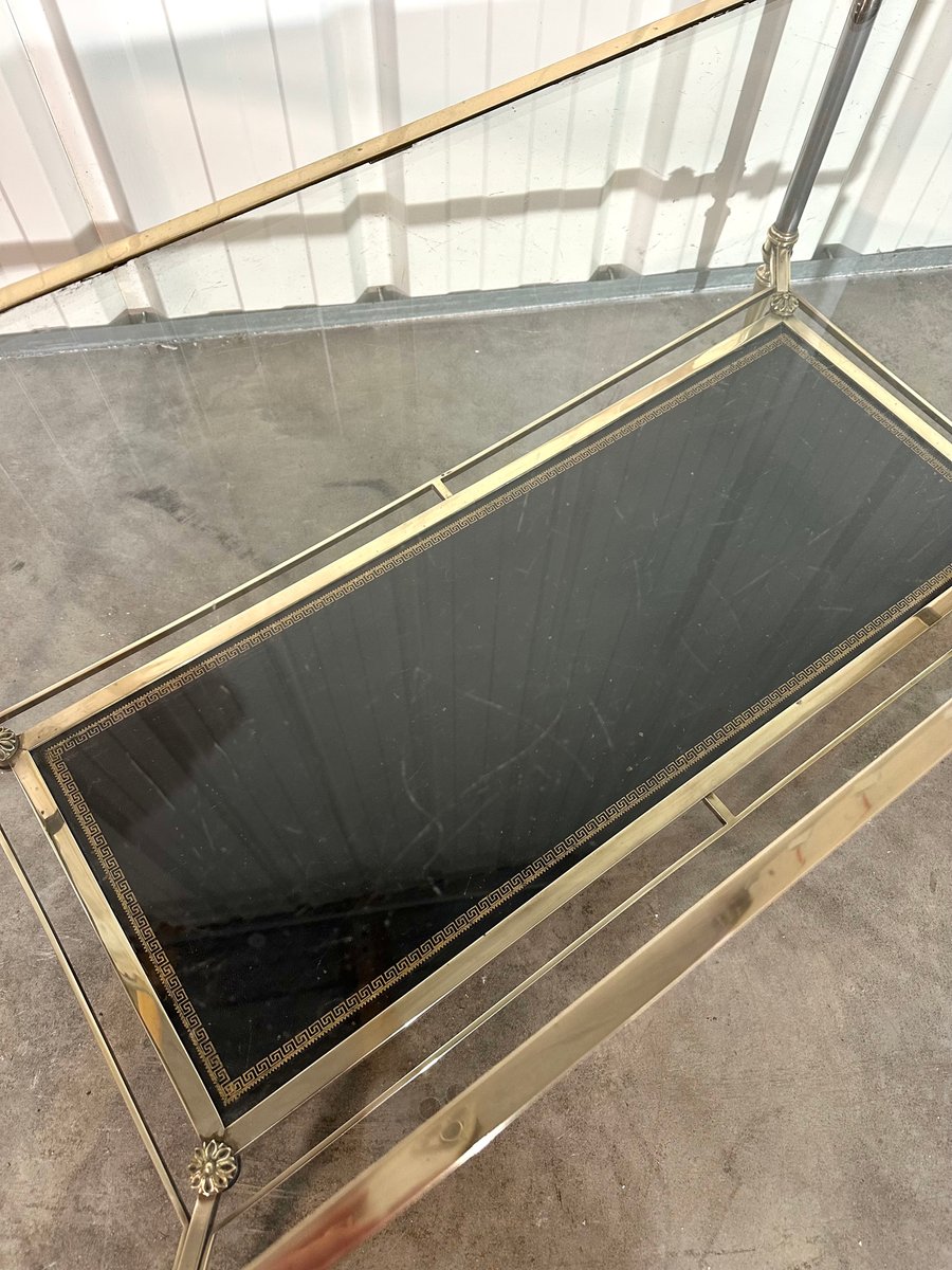 Neoclassical Coffee Table in Bronze from Jansen, 1970s for sale at Pamono