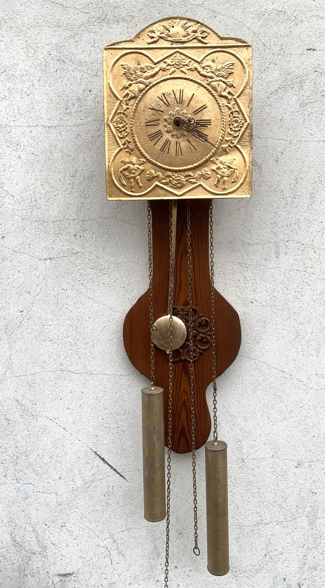 Wall Scale Clock, 1940s for sale at Pamono