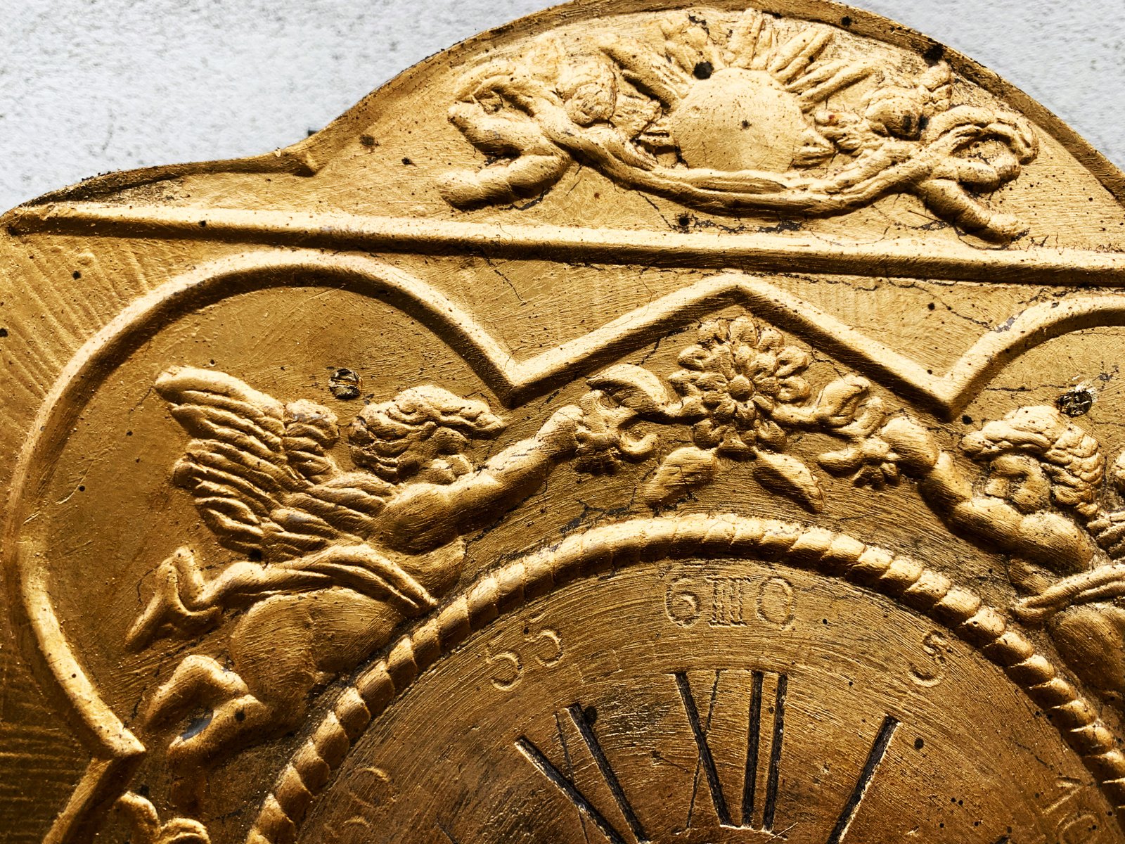 Wall Scale Clock, 1940s for sale at Pamono