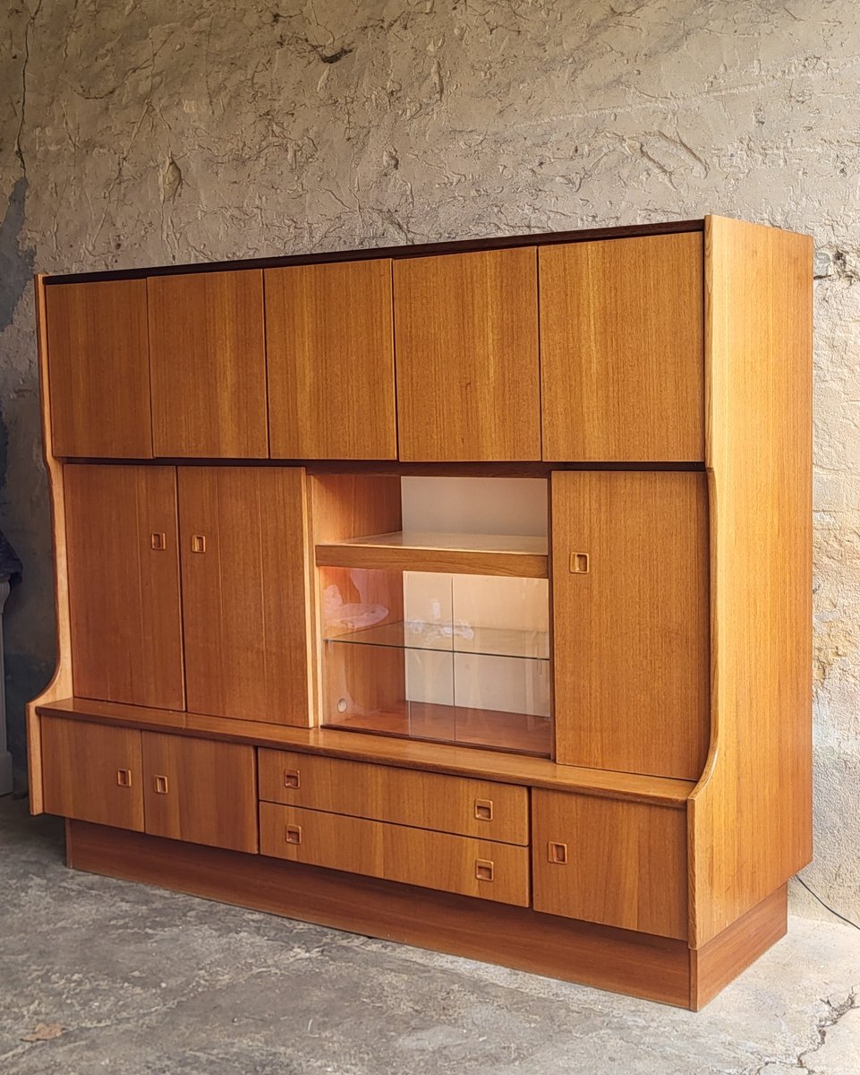 Scandinavian Teak Buffet, 1970s for sale at Pamono