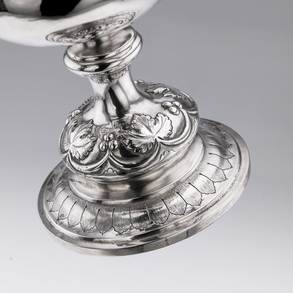 Antique Indian Colonial Silver Trophy Cup, 1860s for sale at Pamono