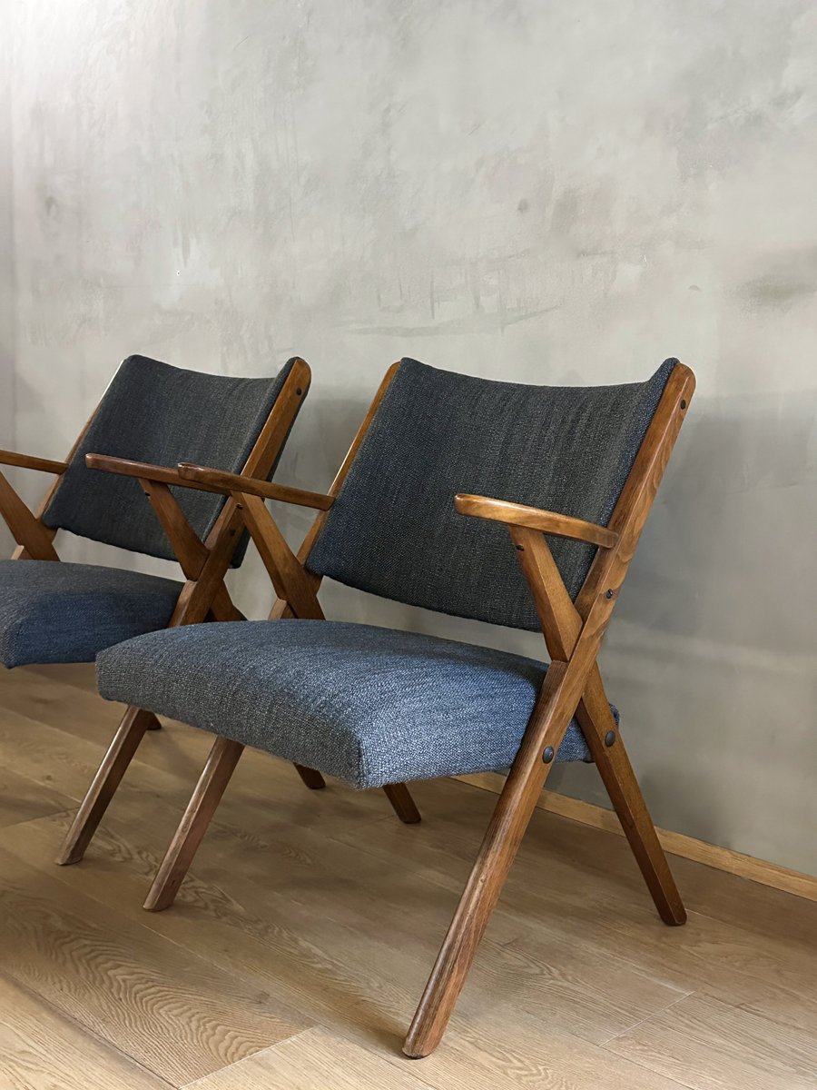 Set of Dal Vera Armchairs, 1950s for sale at Pamono