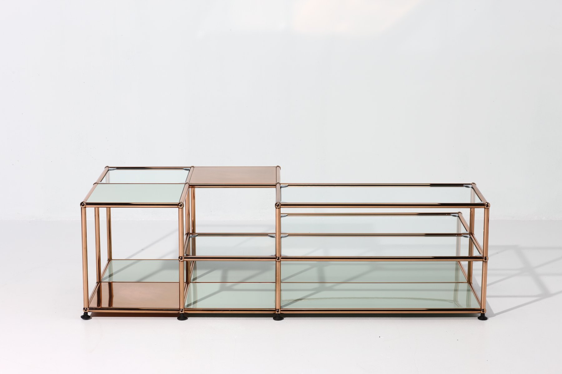 Modular Copper Coffee Table by Fritz Haller & Paul Schärer for Usm ...