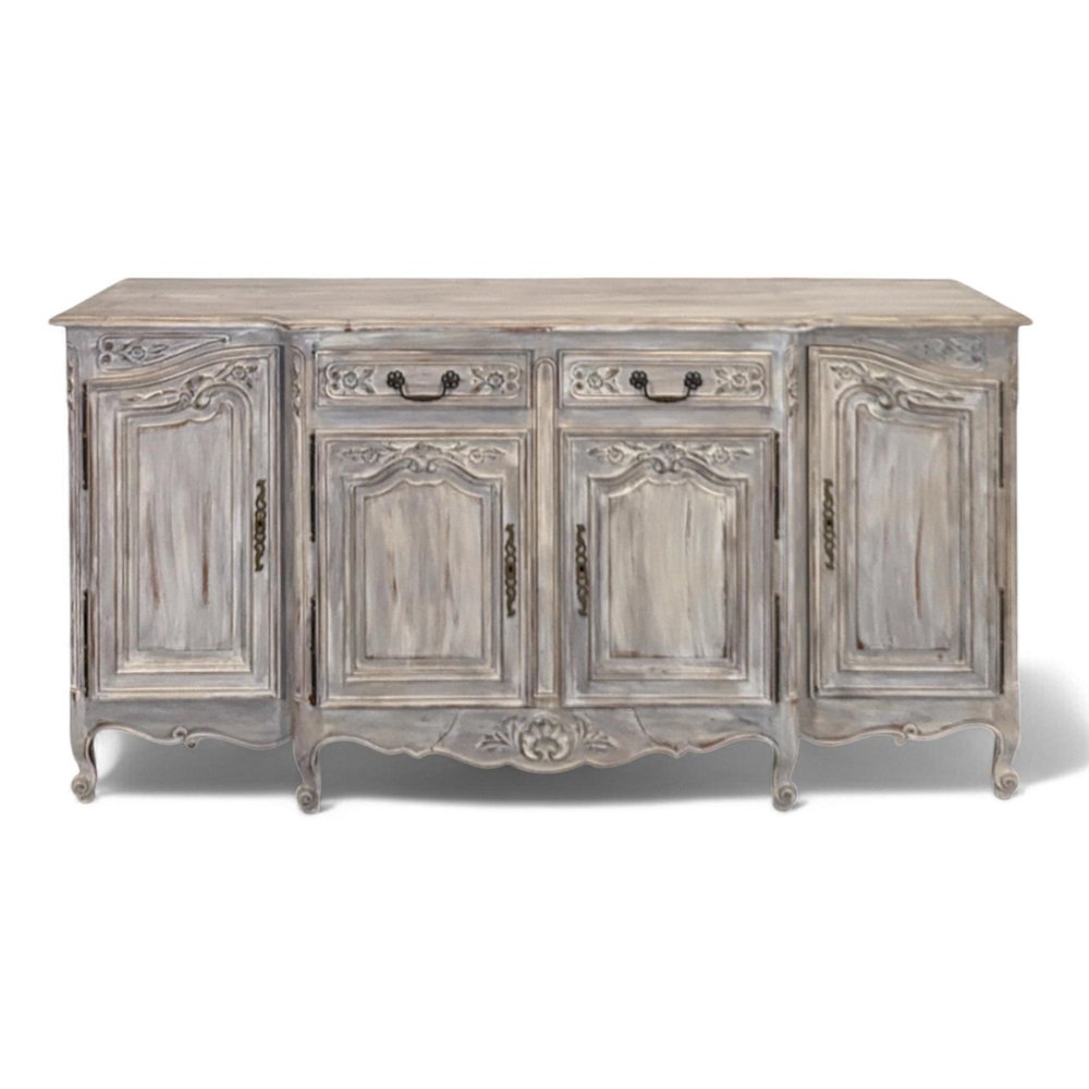 Rustic Weathered Sideboard for sale at Pamono