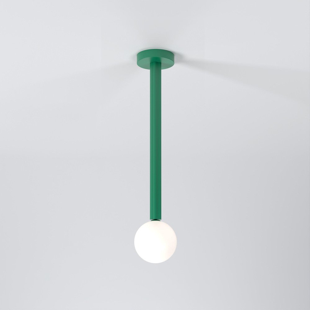 Intense Green Profiles Pendant Light by Atelier Areti for sale at Pamono