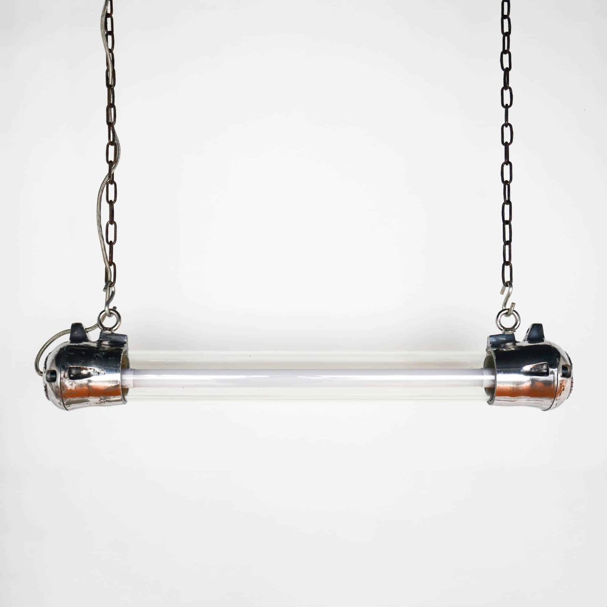 Aluminium Suspension Tube Light, 1960s for sale at Pamono