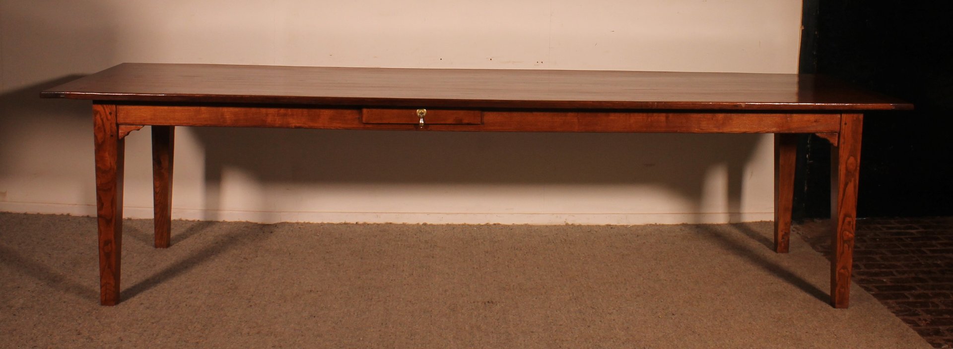 Long Oak Refectory Table, 19th Century for sale at Pamono