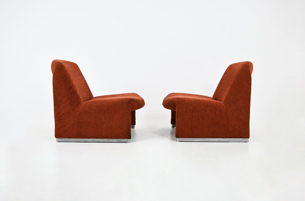 Set of Alky Chairs by Giancarlo Piretti for Anonyma Castelli, 1970s for ...