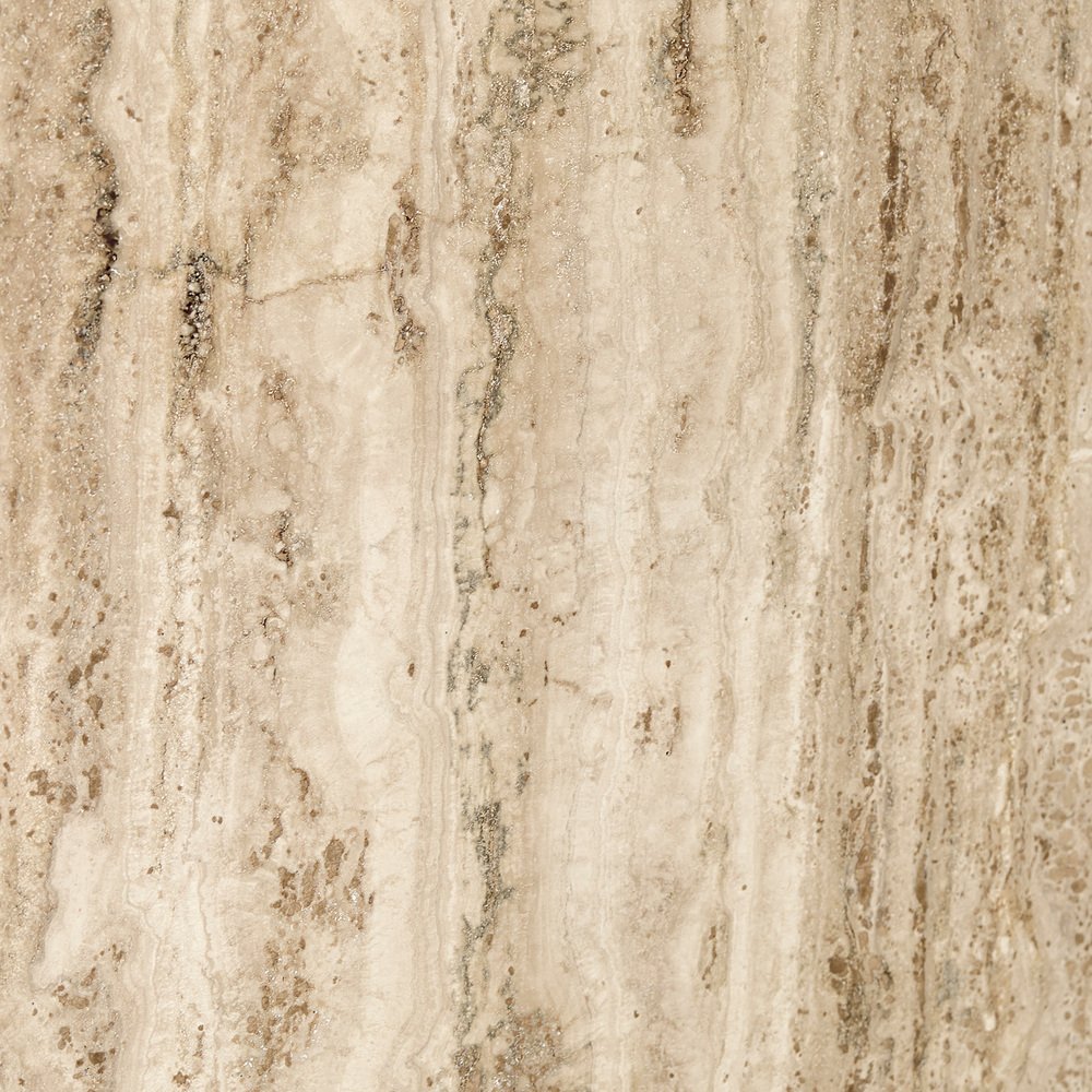 Nova Plinth Coffee Table in Travertine by Marmo Lusso for sale at Pamono