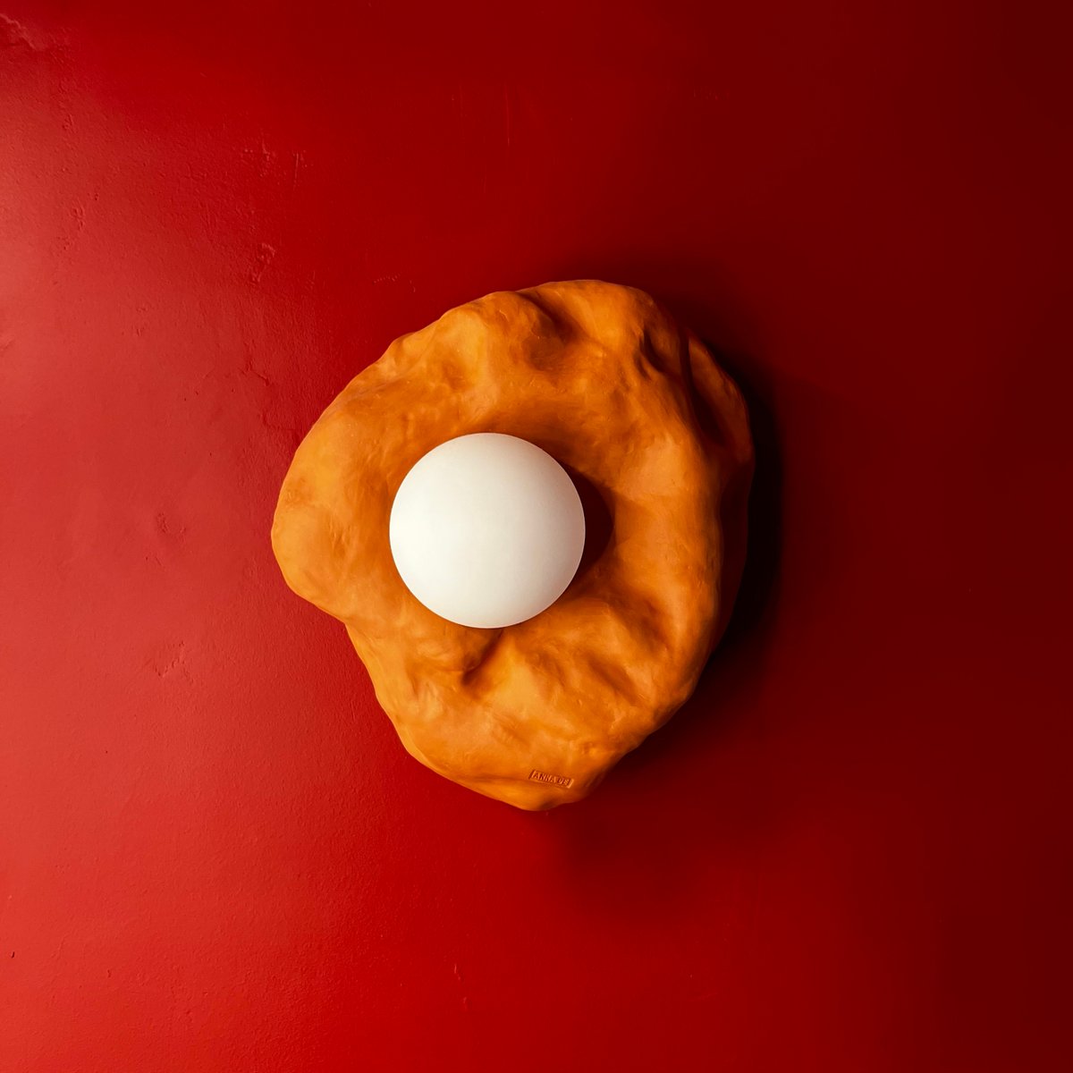 Wall Sconce in Terracotta by Anna Demidova for sale at Pamono