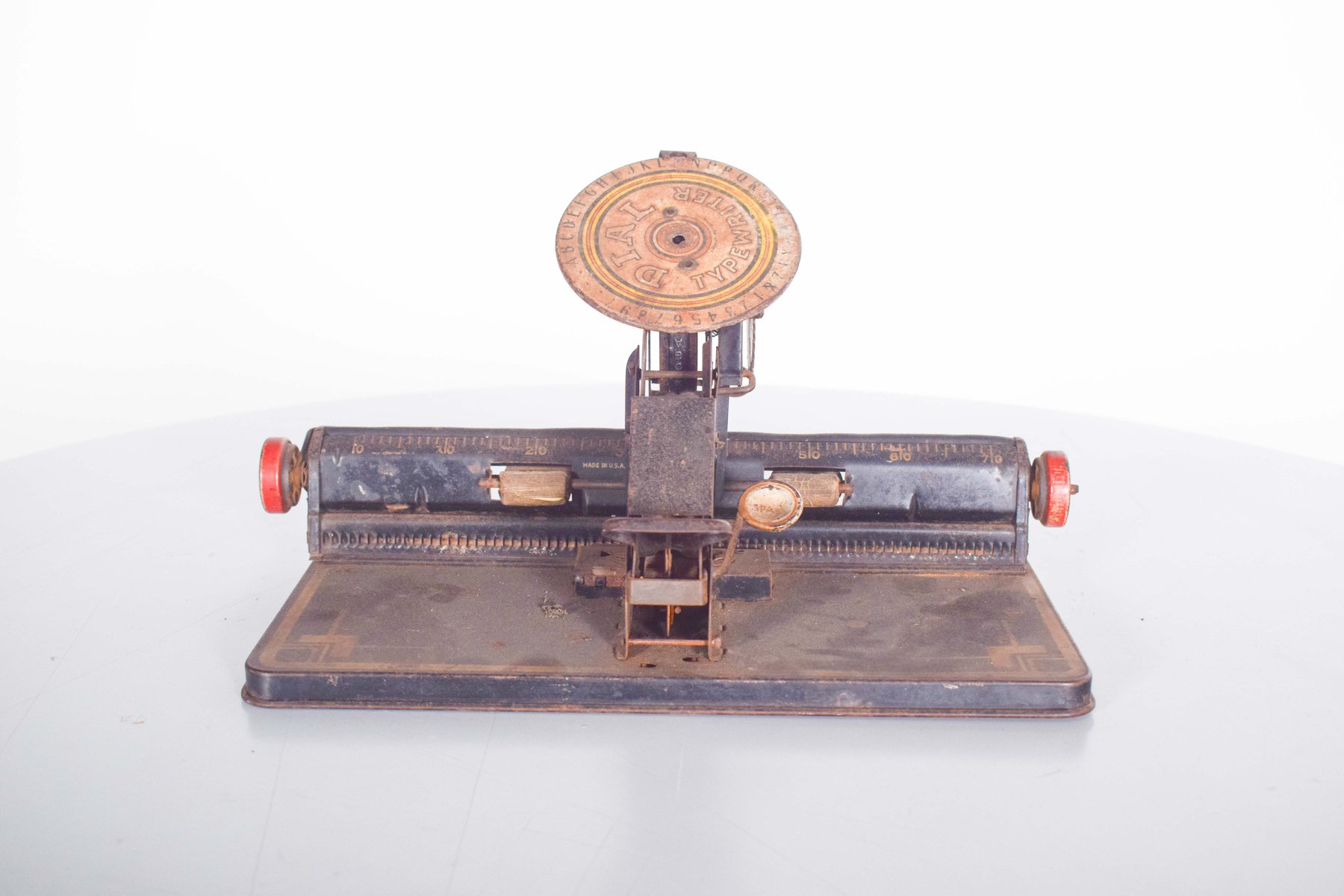 The Toy Typewriter Dial Typewriter by Louis Marx and Company, 1920s for ...