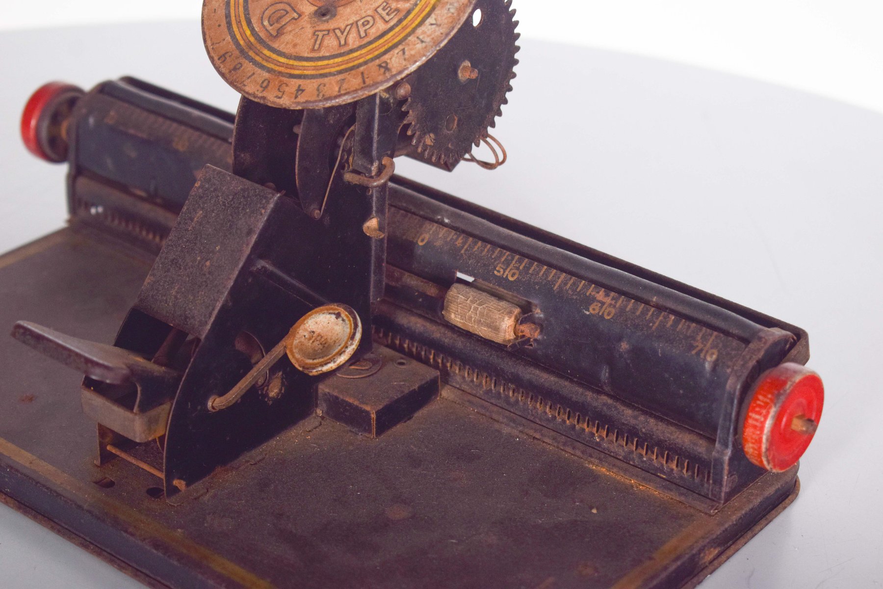 The Toy Typewriter Dial Typewriter by Louis Marx and Company, 1920s for ...