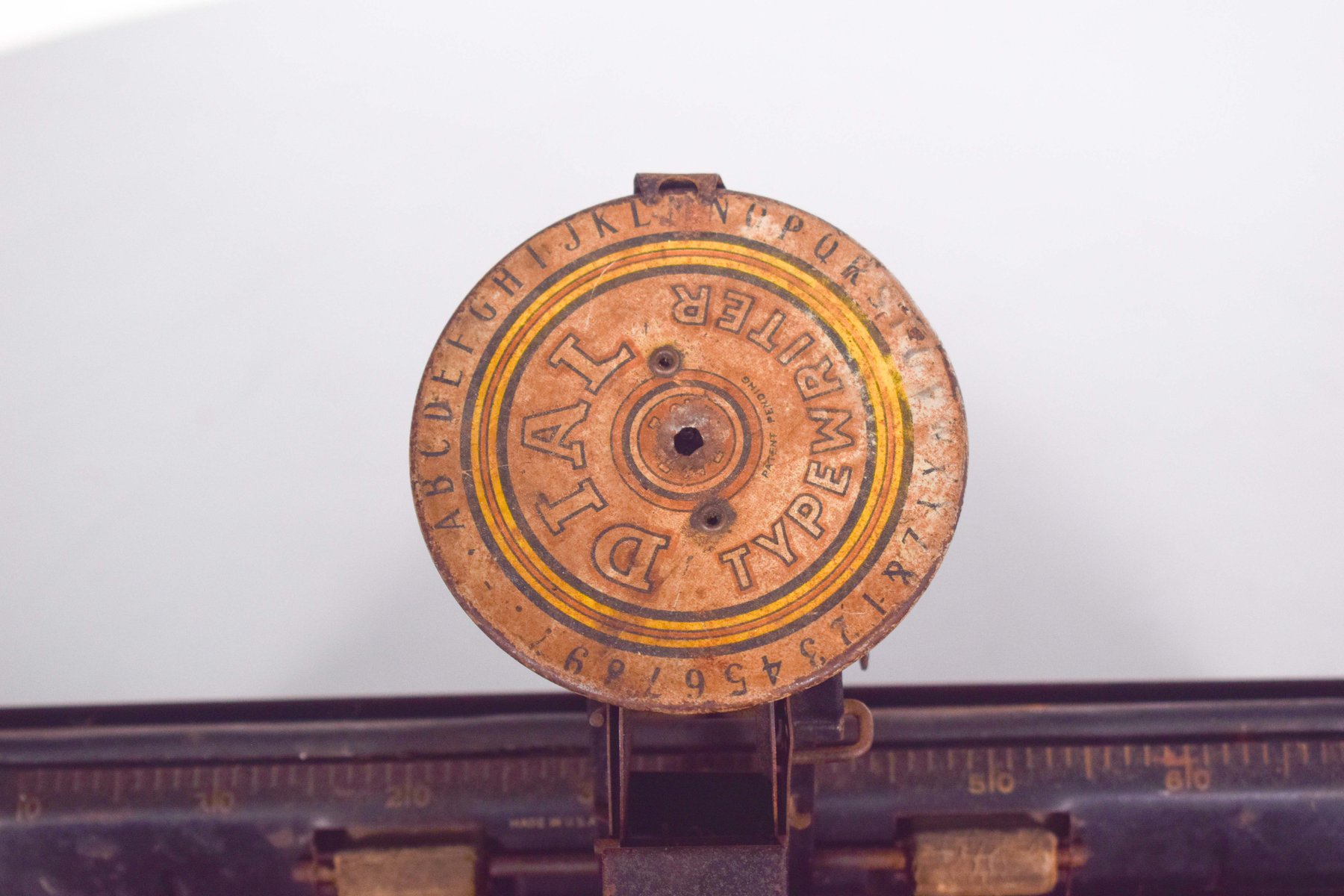 The Toy Typewriter Dial Typewriter by Louis Marx and Company, 1920s for ...