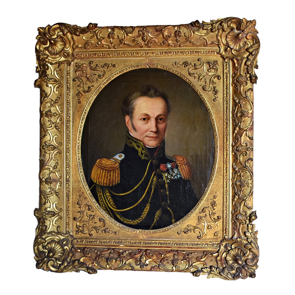 Portrait of Lieutenant Colonel of the French General Staff, Early 19th ...