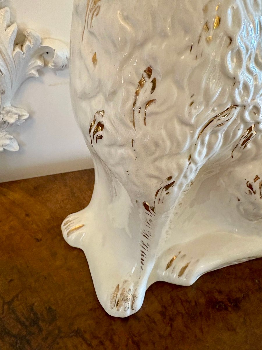 Antique Victorian Staffordshire Dogs, 1880s, Set of 2 for sale at Pamono