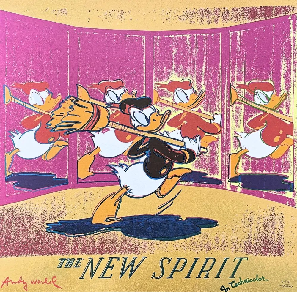 After Andy Warhol, Donald Duck, 1980s, Print for sale at Pamono