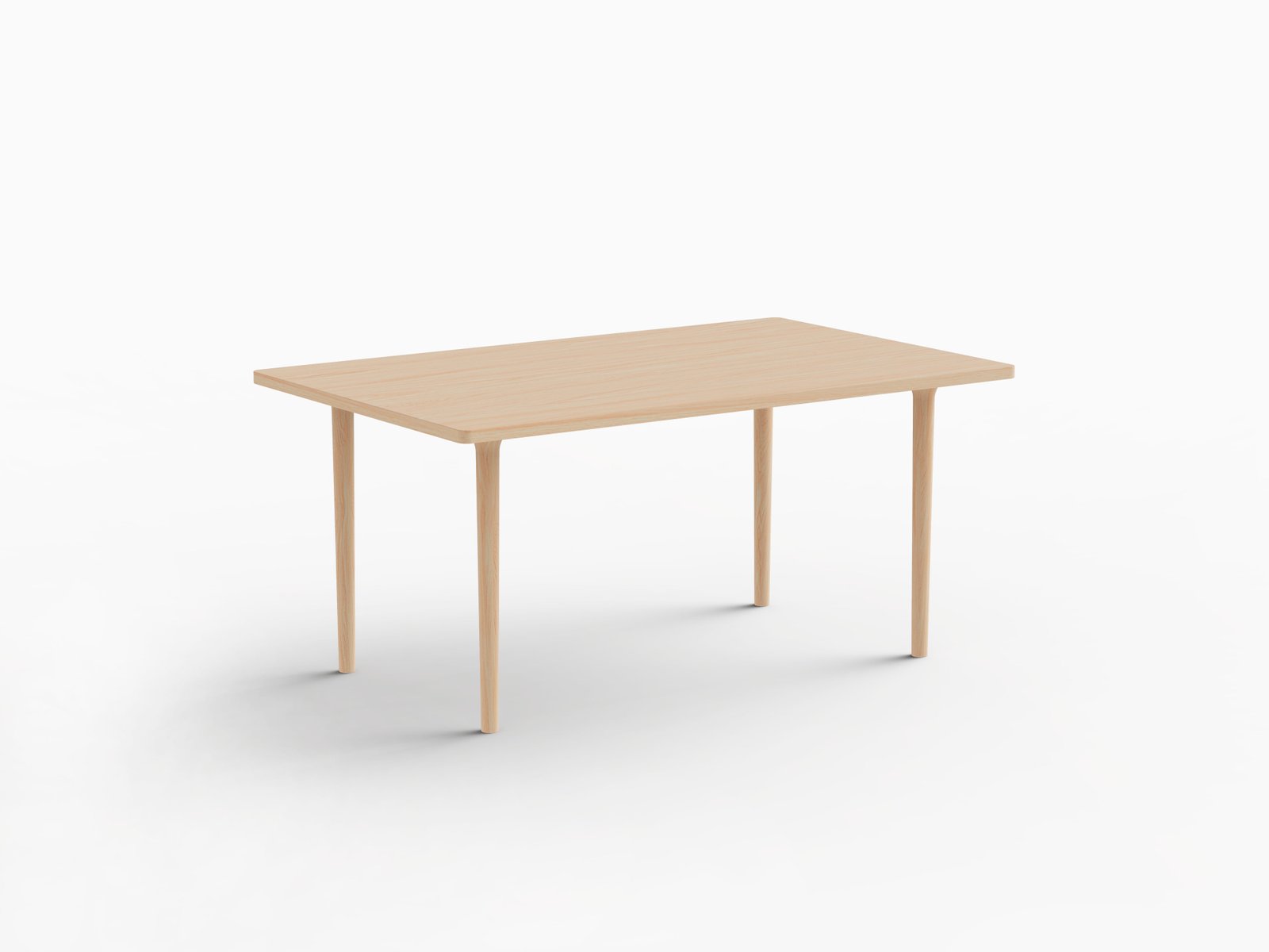 Minimalist Modern Cast Table in Ash Wood by Pedro Sotomayor for sale at ...