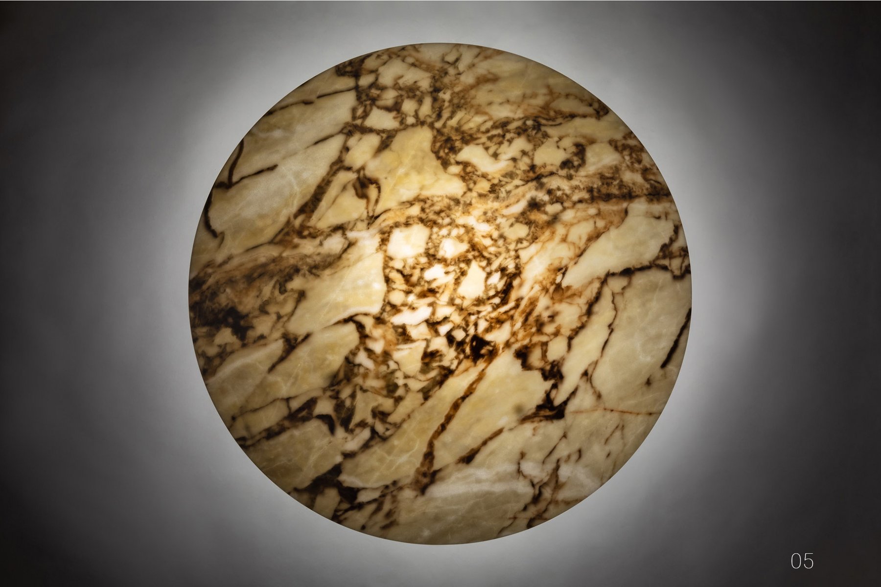 Living Room Lighting with Marble Dome by Pedro Sotomayor for sale at Pamono