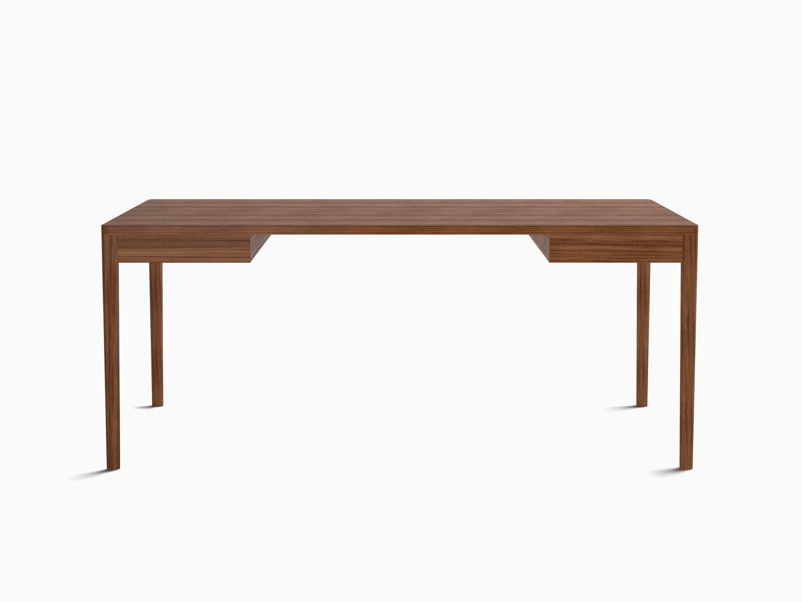 Minimalist Modern Work Desk in Walnut by Pedro Sotomayor for sale at Pamono