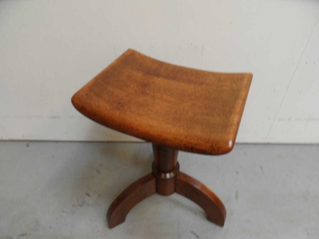 Vintage Oak Piano Stool, 1930s for sale at Pamono