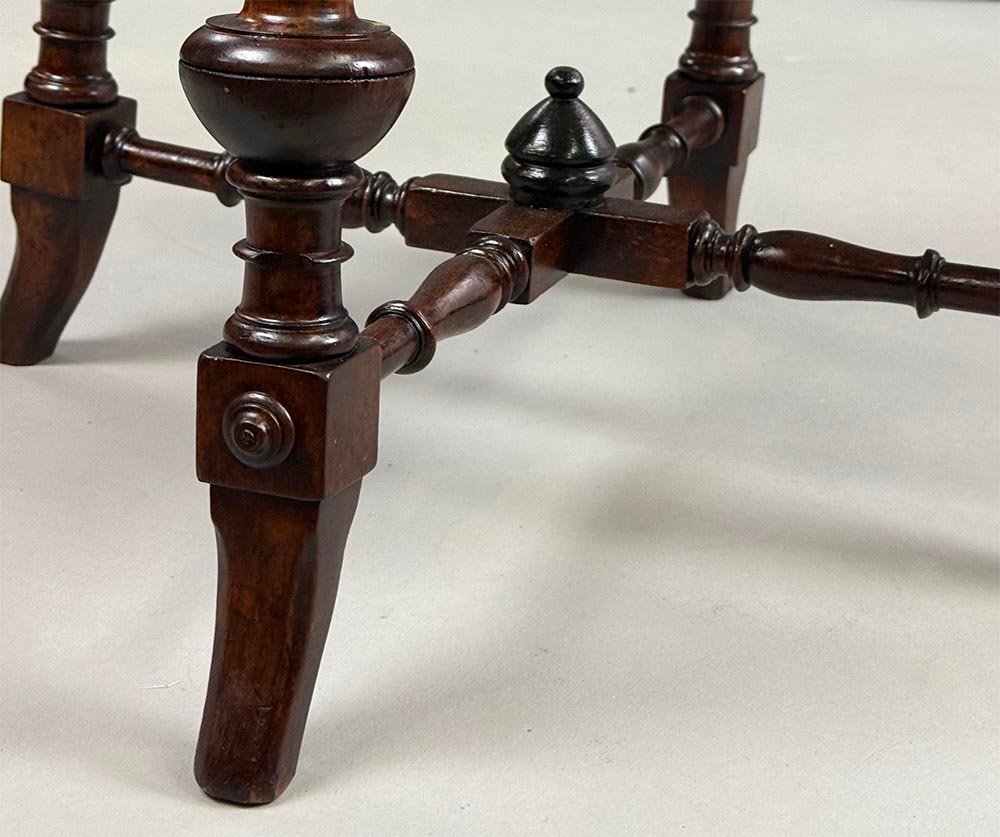 Antique Curved Stool, 1880s for sale at Pamono