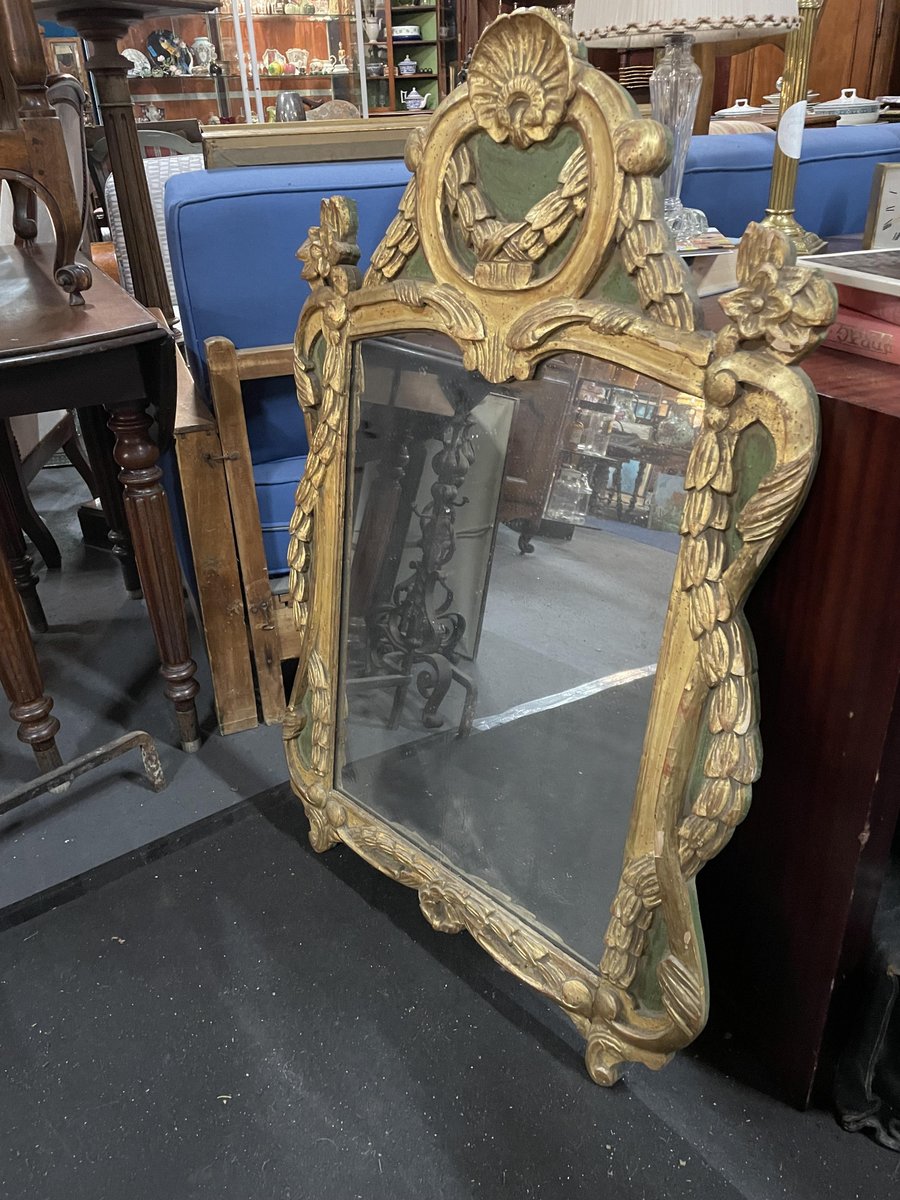 Gilt Frame Mercury Mirror for sale at Pamono