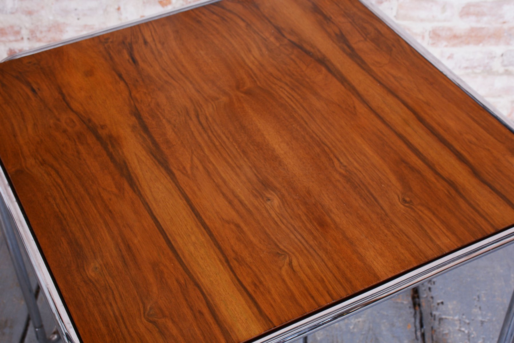 Art Deco Dining Table in Walnut by M. Breuer for Thonet, 1930s for sale ...