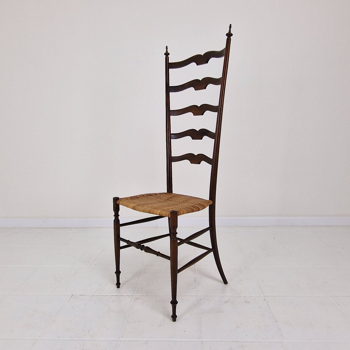 Mid-Century Modern High Back Chiavari Ladder Chair, 1950s for sale at ...