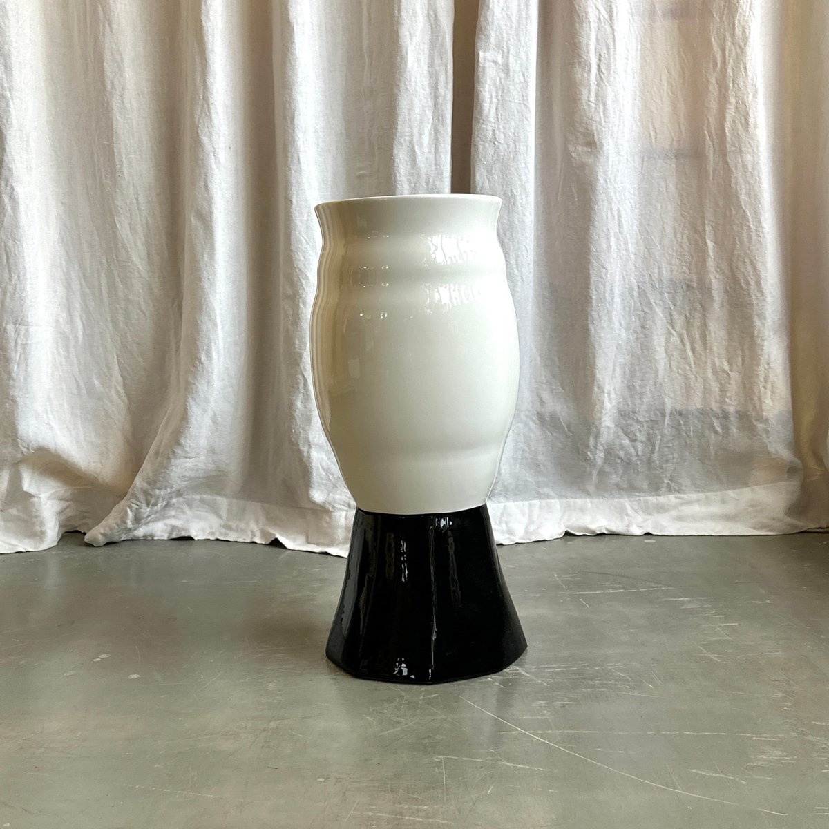 Large Italian Modern Face Vase from Bassano, 1980s for sale at Pamono