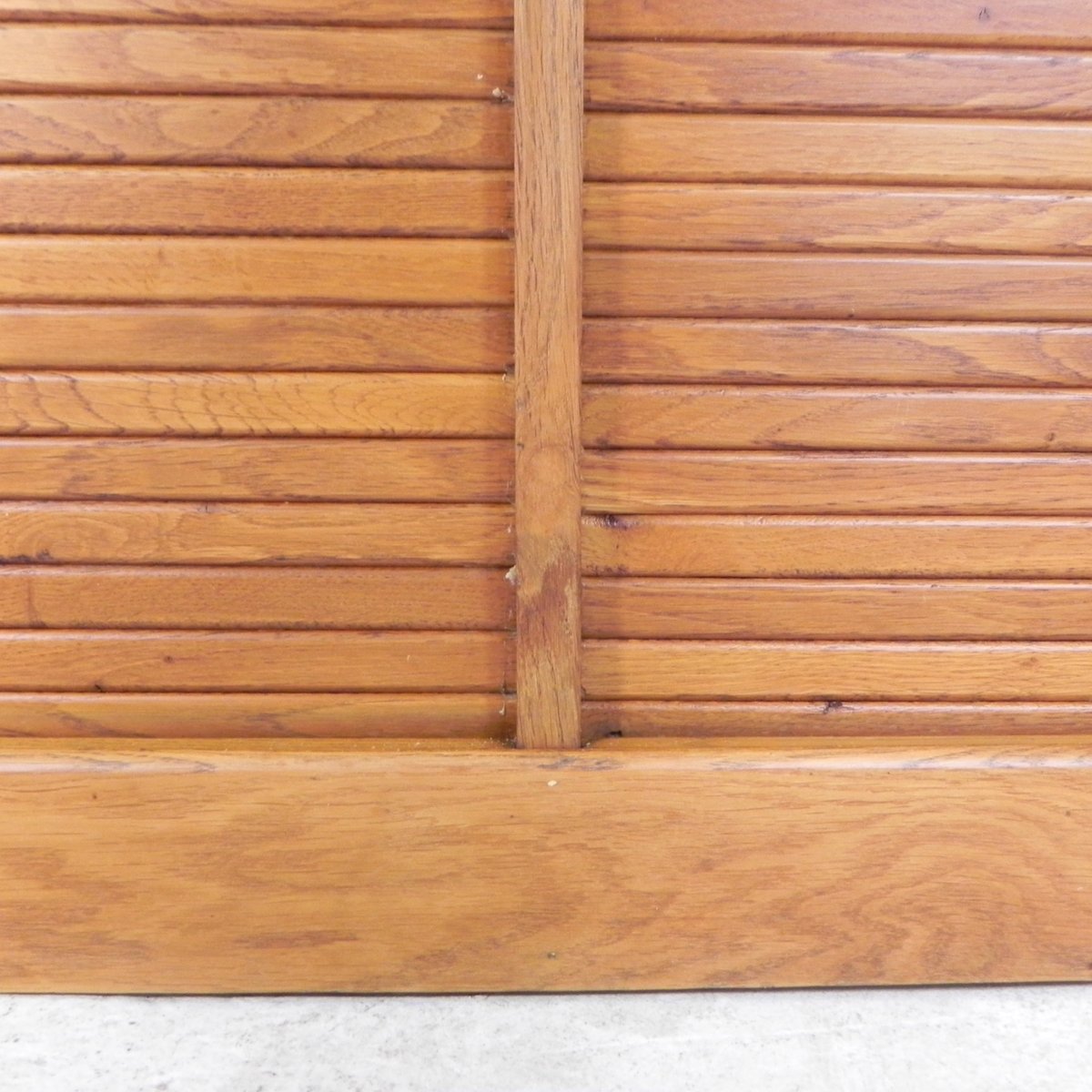 Oak Roller Shutter Box with 3 Shutters, 1950s for sale at Pamono