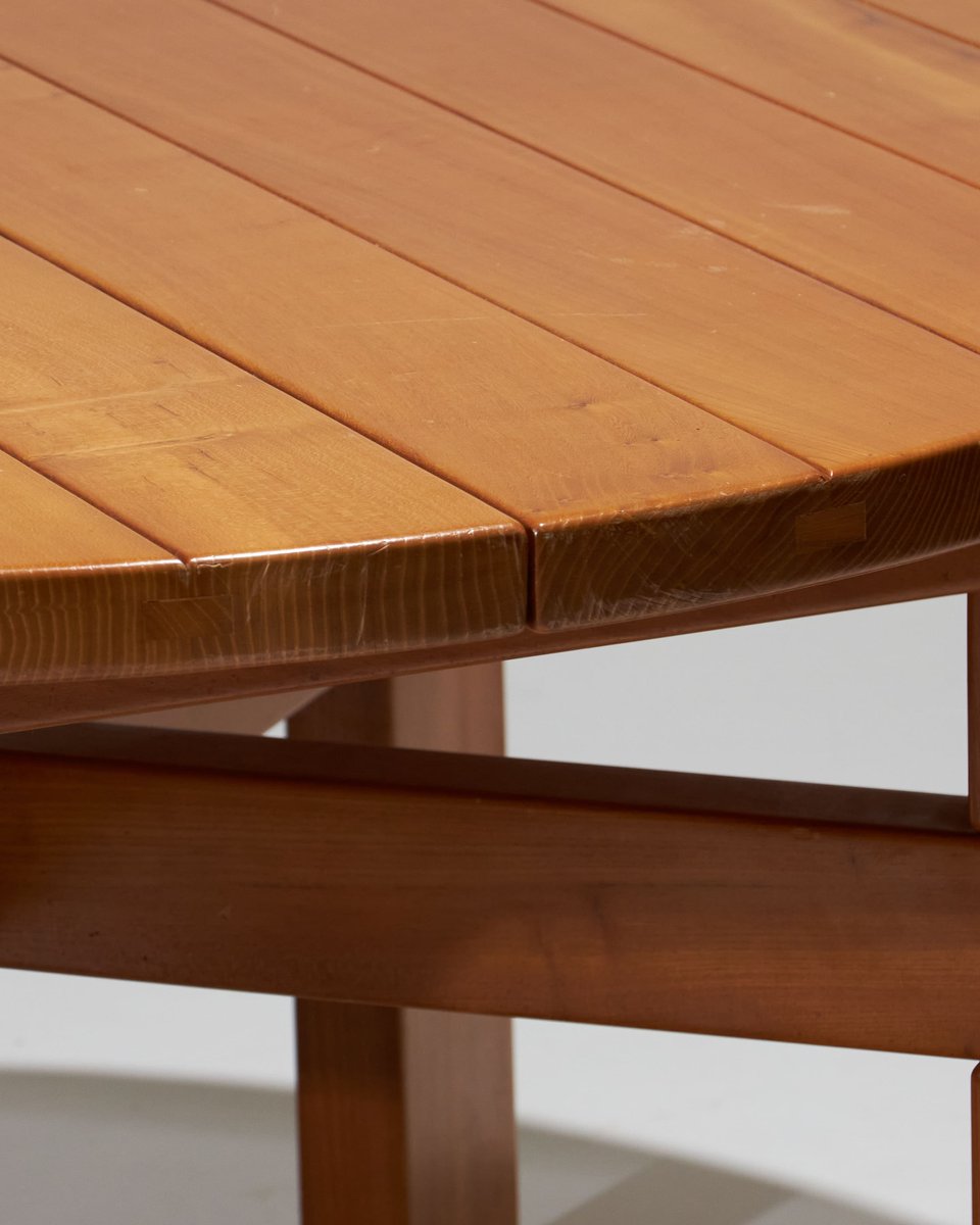 Extendable Elm Table from Maison Regain, 1980s for sale at Pamono