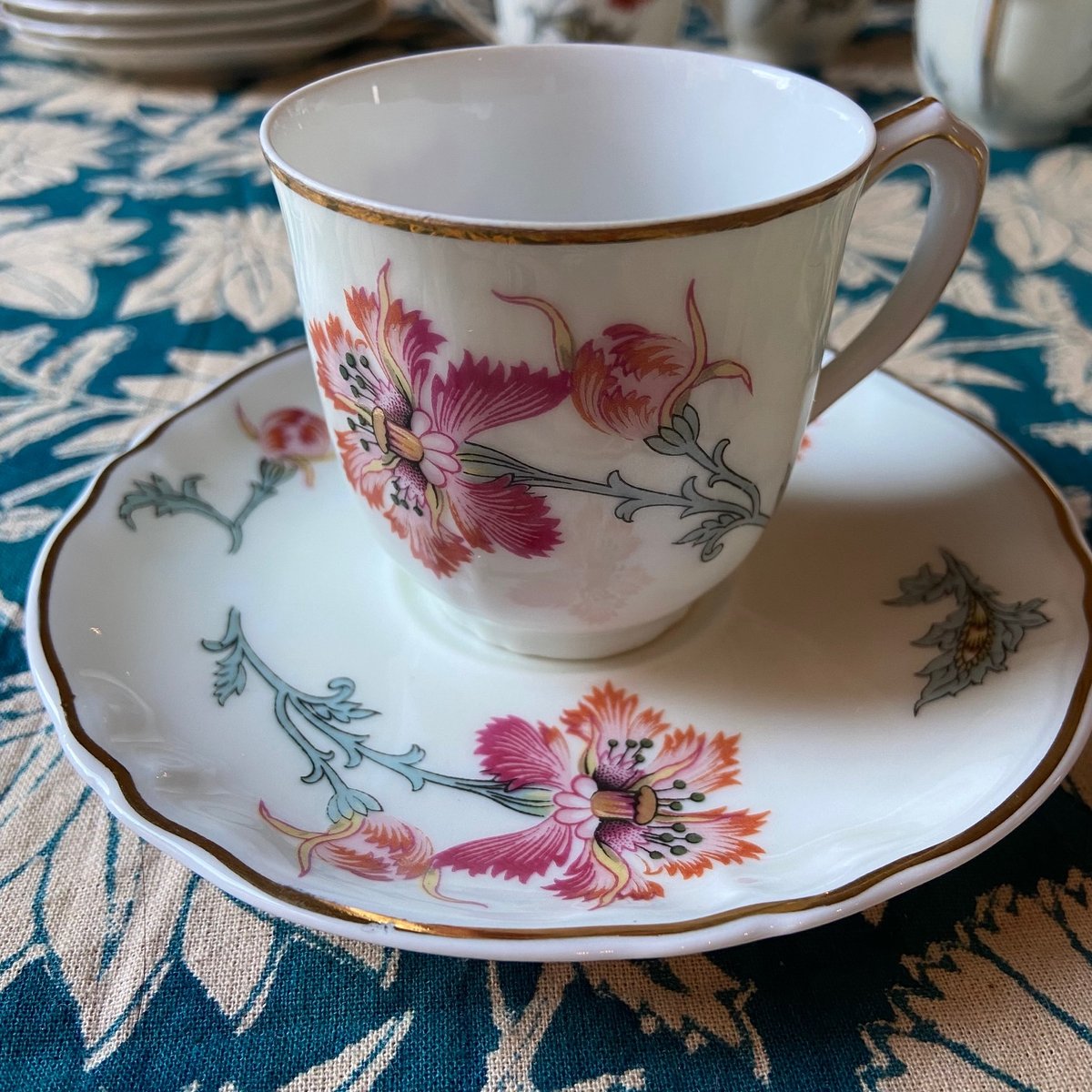 Porcelain Coffee Set from Ch. Field Haviland Limoges, 1920s for sale at Pamono