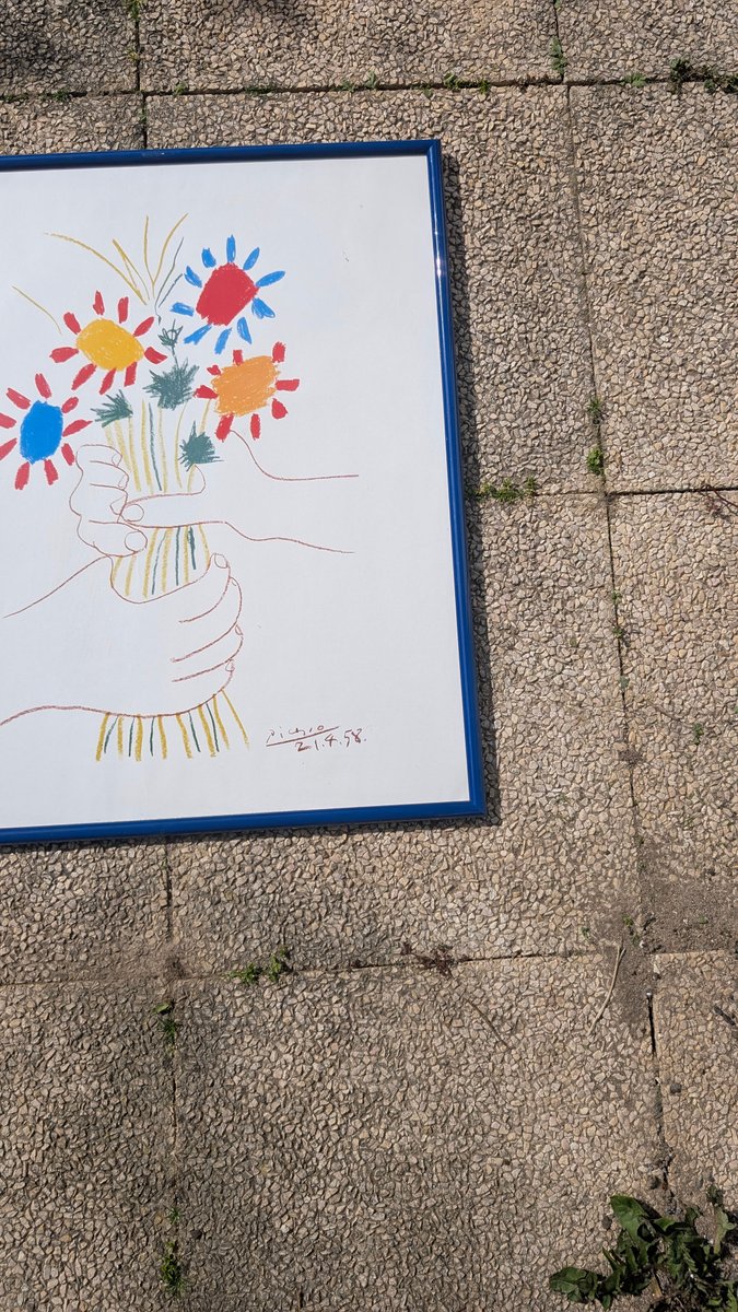 Plastic & Paper Bouquet of Peace Lithographic Poster from Wizards ...