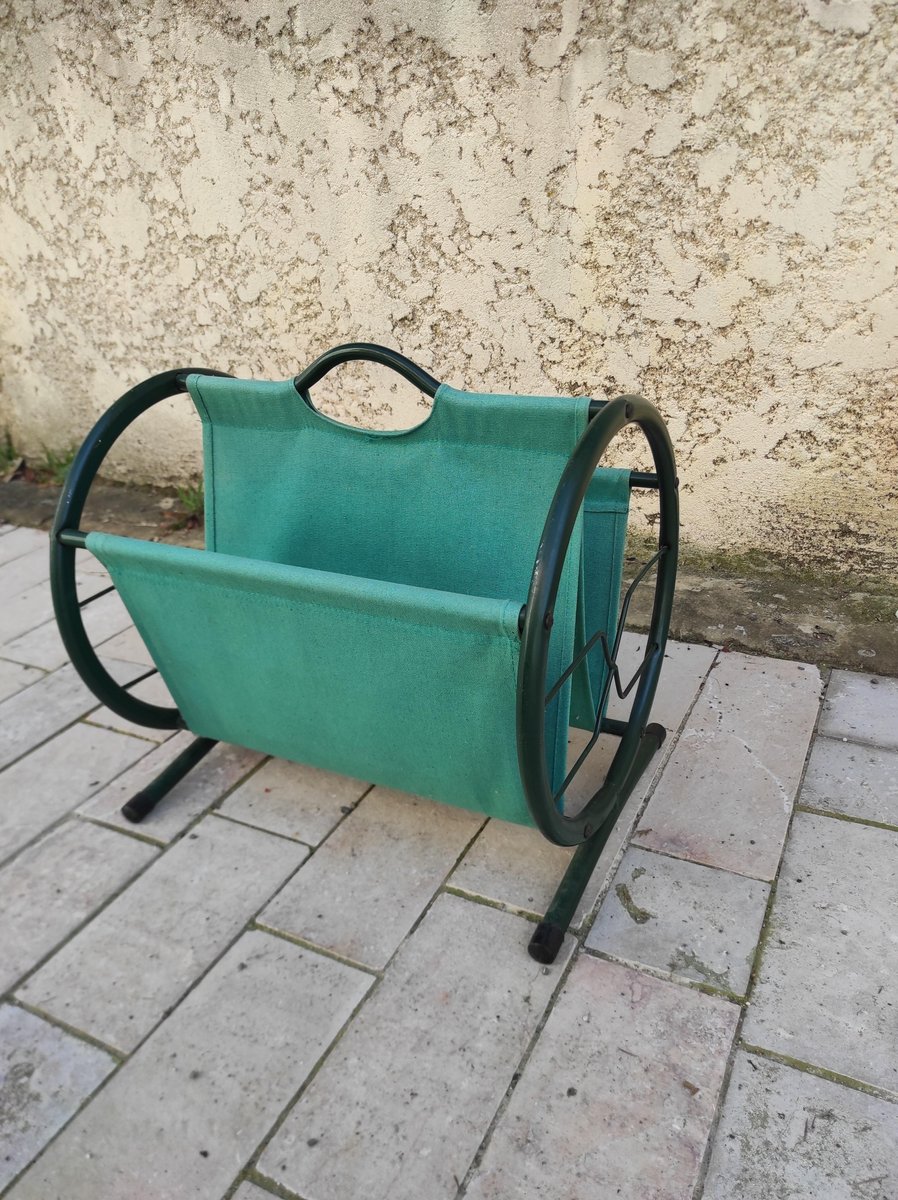 Vintage French Magazine Rack, 1970s for sale at Pamono