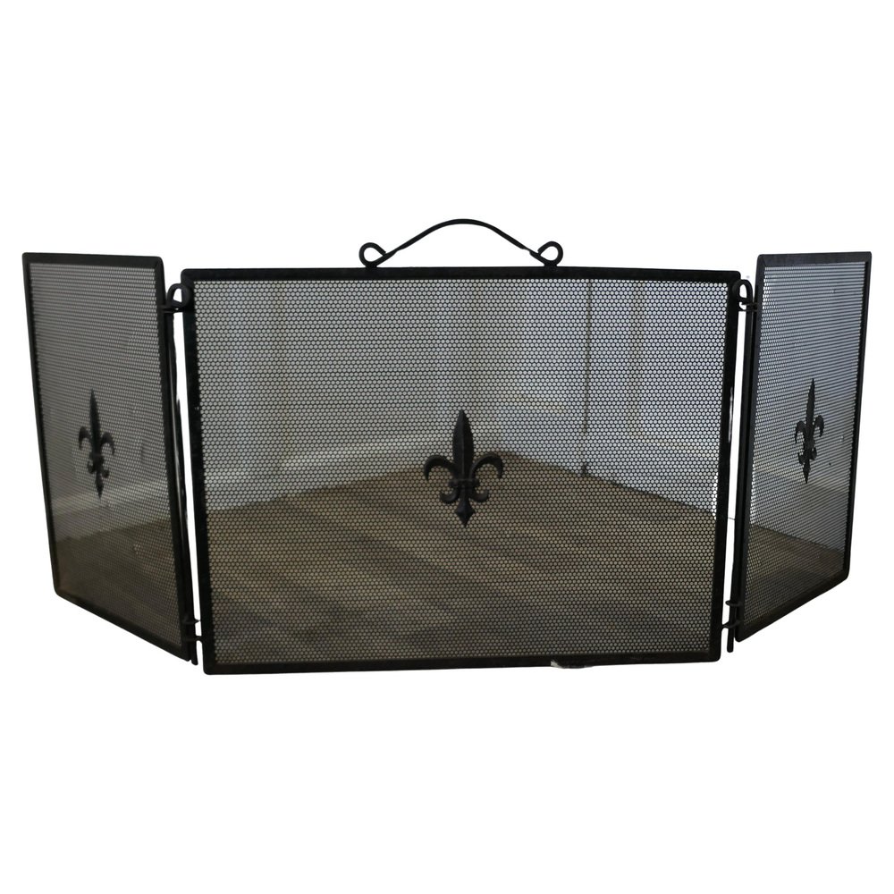 Arts and Crafts Folding Fire Guard, 1920s for sale at Pamono