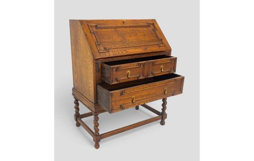 Vintage Drop-Front Desk with Drawers for sale at Pamono