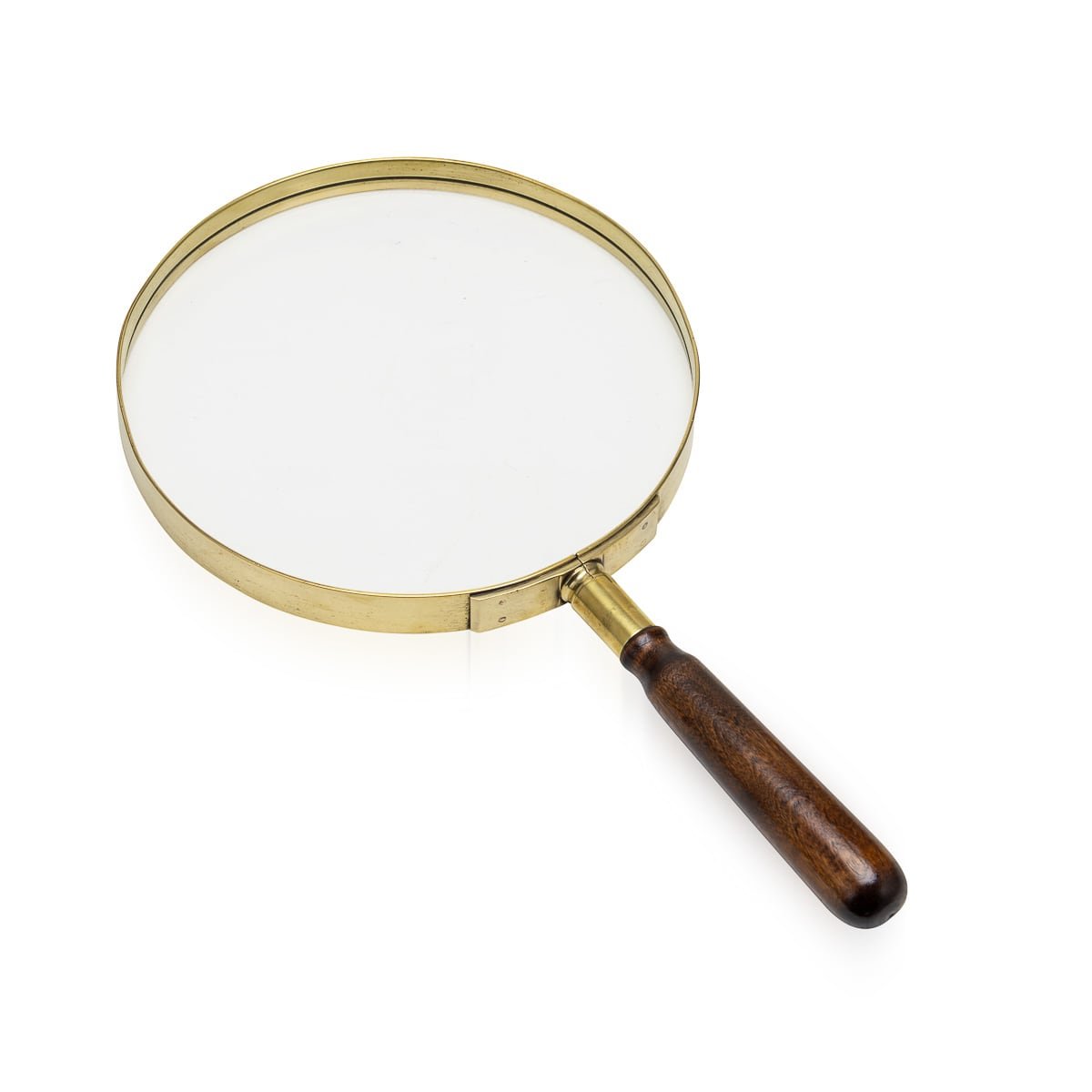 Large Edwardian Brass Magnifying Glass, 1905 for sale at Pamono