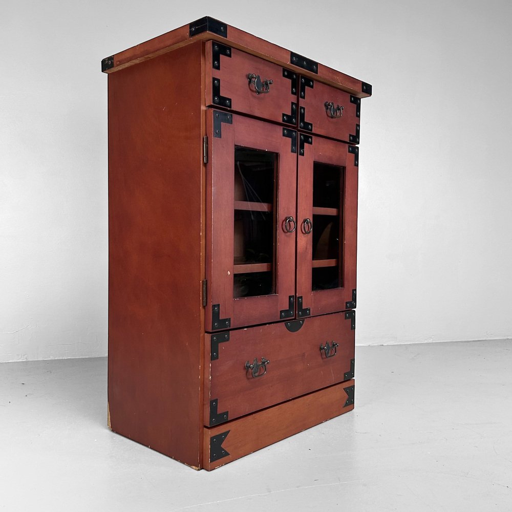 Japanese Tansu Storage Cabinet, 1980s for sale at Pamono