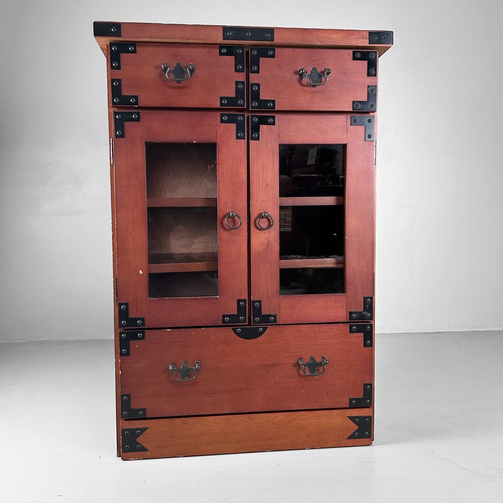 Japanese Tansu Storage Cabinet, 1980s for sale at Pamono