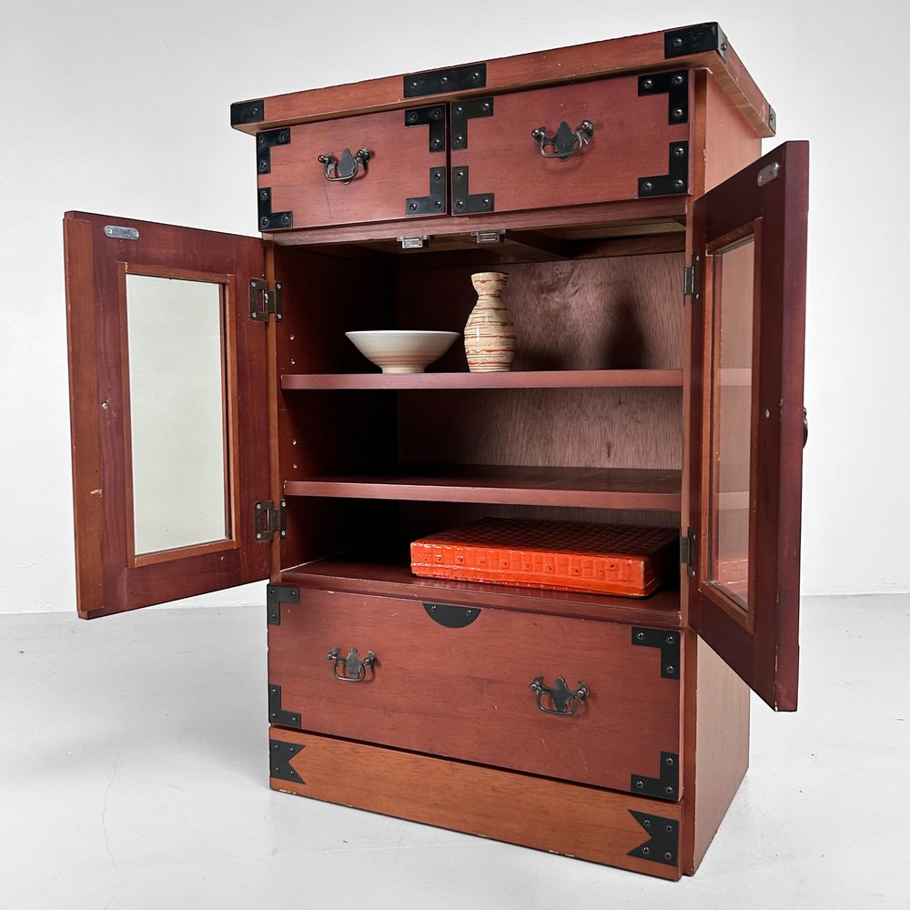 Japanese Tansu Storage Cabinet, 1980s for sale at Pamono