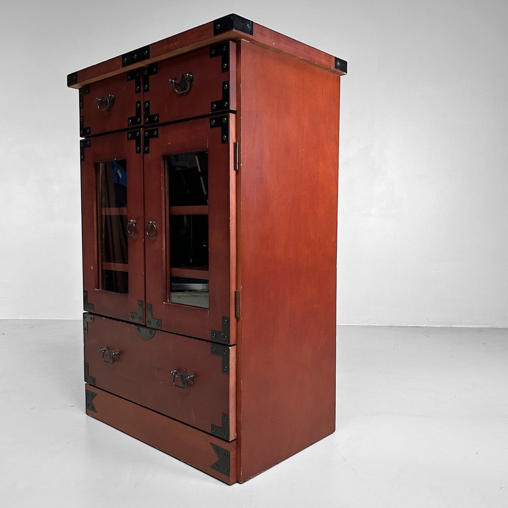 Japanese Tansu Storage Cabinet, 1980s for sale at Pamono
