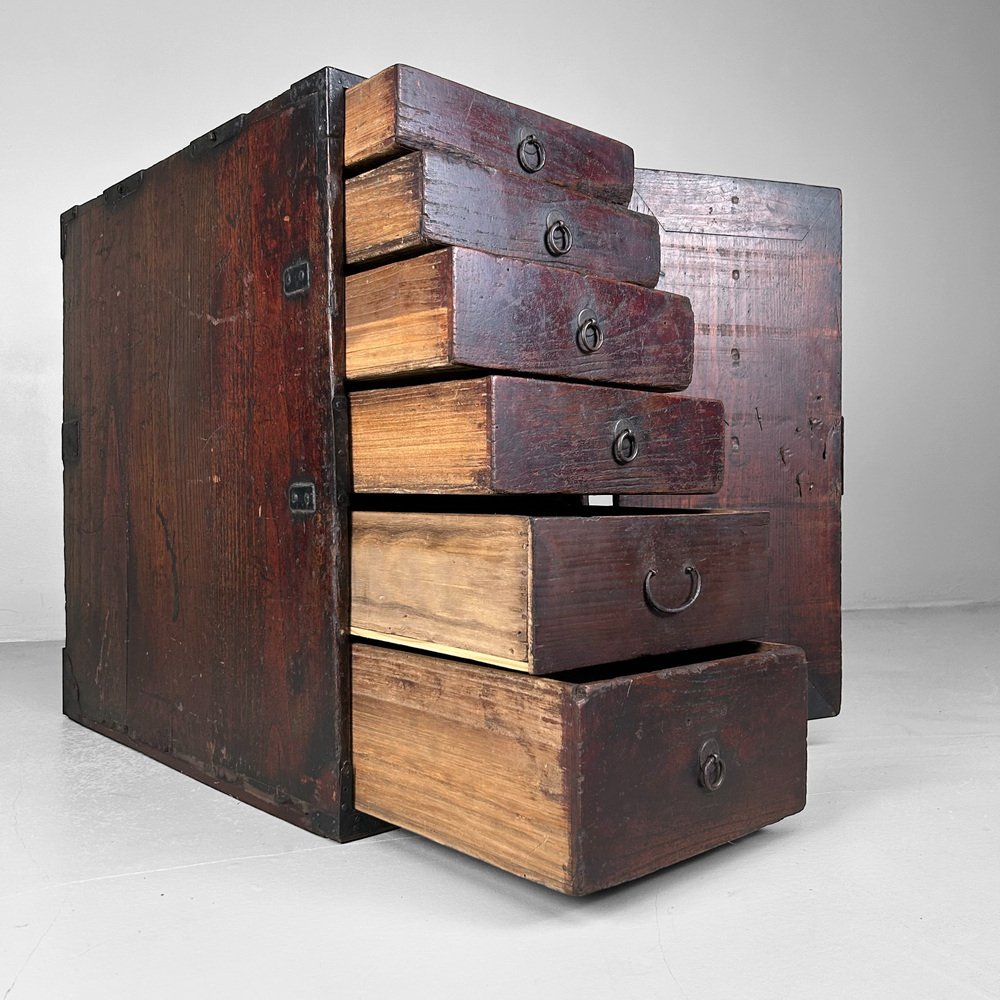 Edo Japanese Kodansu Storage Cabinet for sale at Pamono