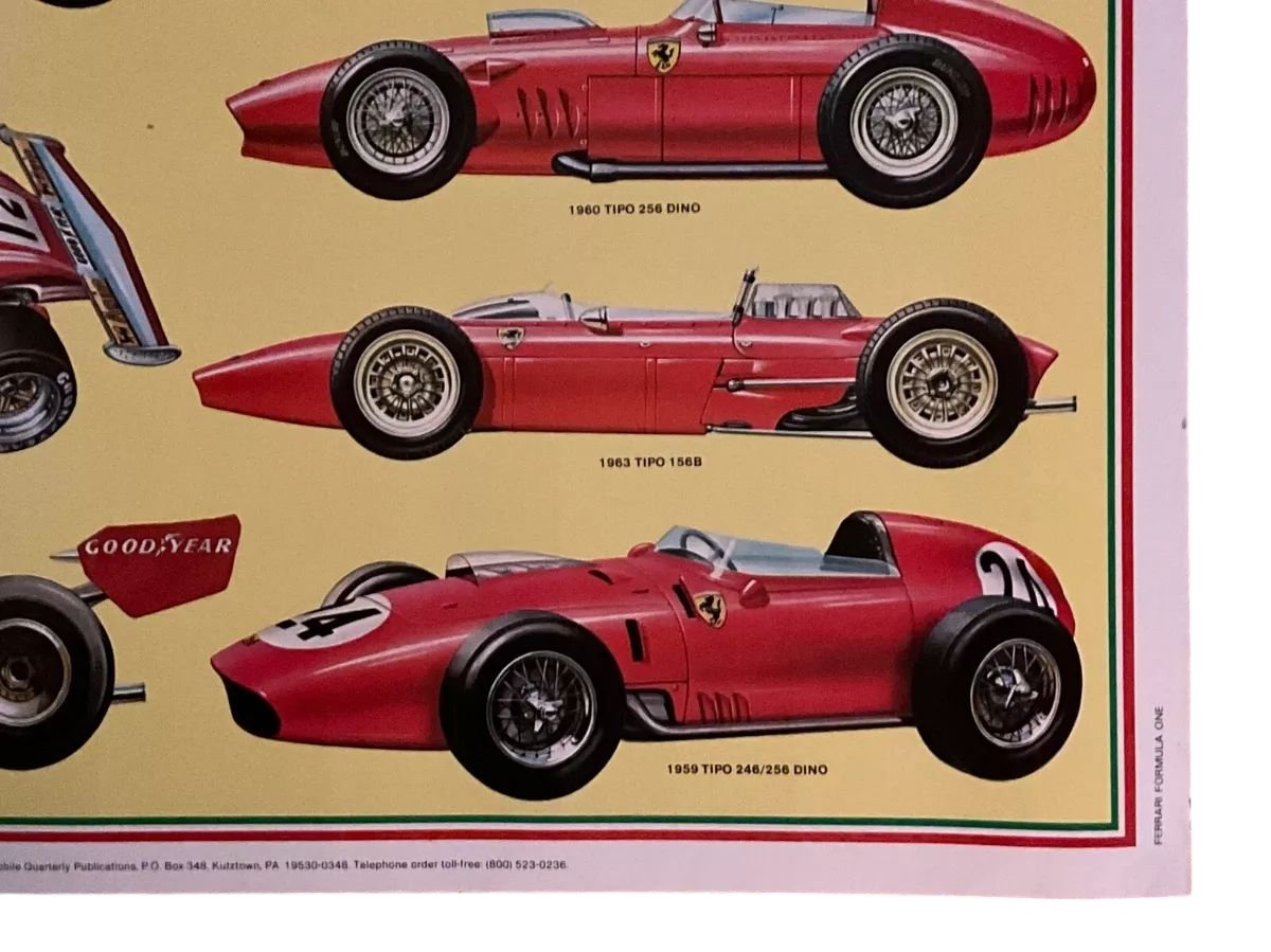 Vintage Ferrari Poster, 1983 for sale at Pamono
