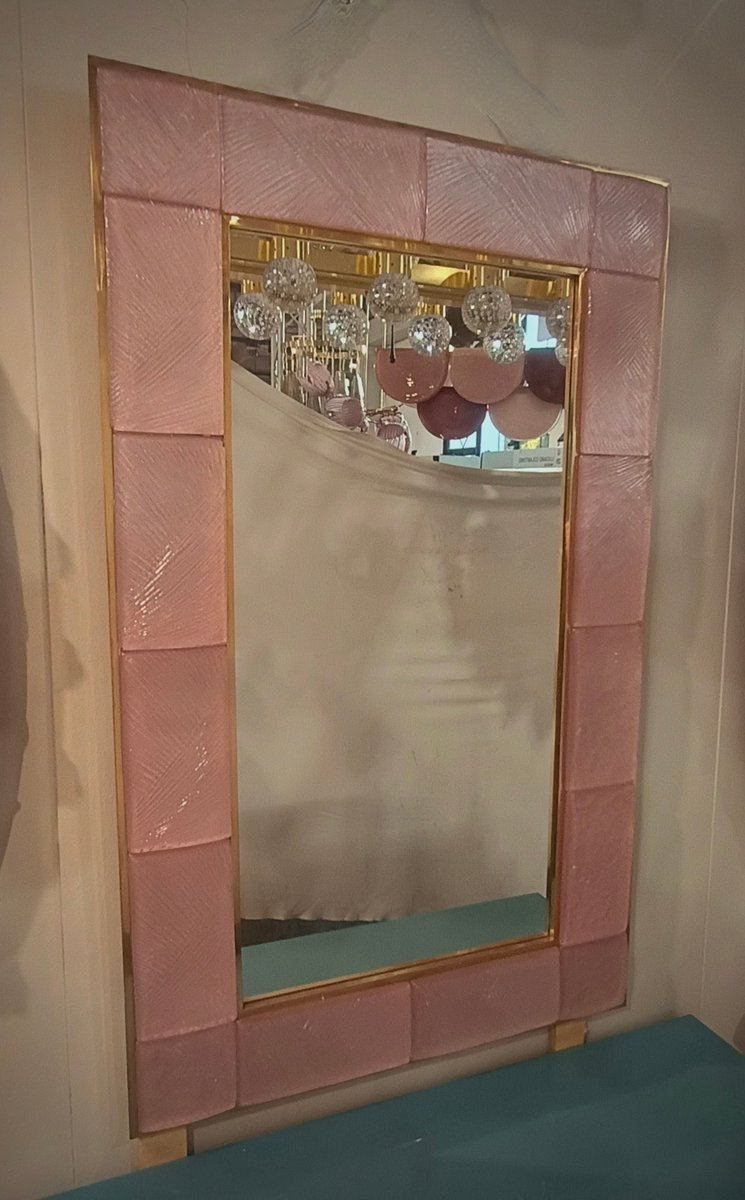 Mid-Century Modern Italian Console Wall Mirror, 2000 for sale at Pamono
