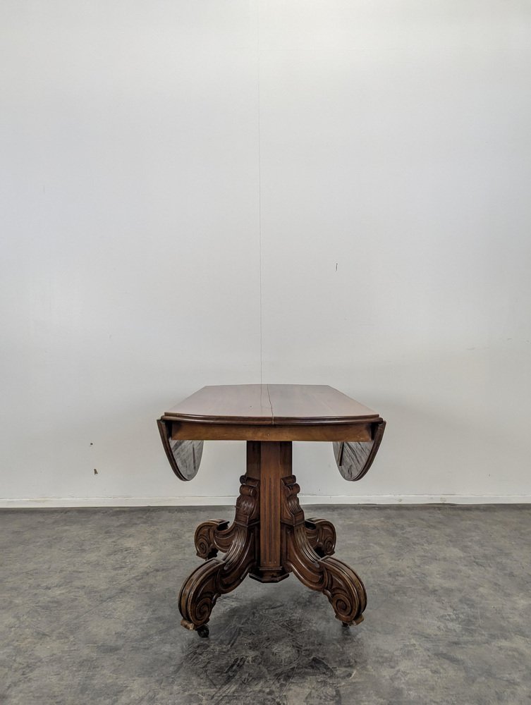Napoleon III Walnut Shutter Table for sale at Pamono