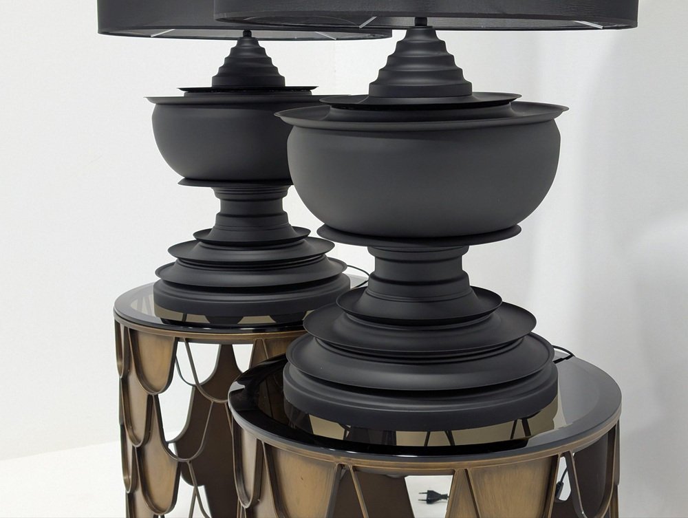 Pagoda Table Lamps from Eichholtz, Set of 2 for sale at Pamono