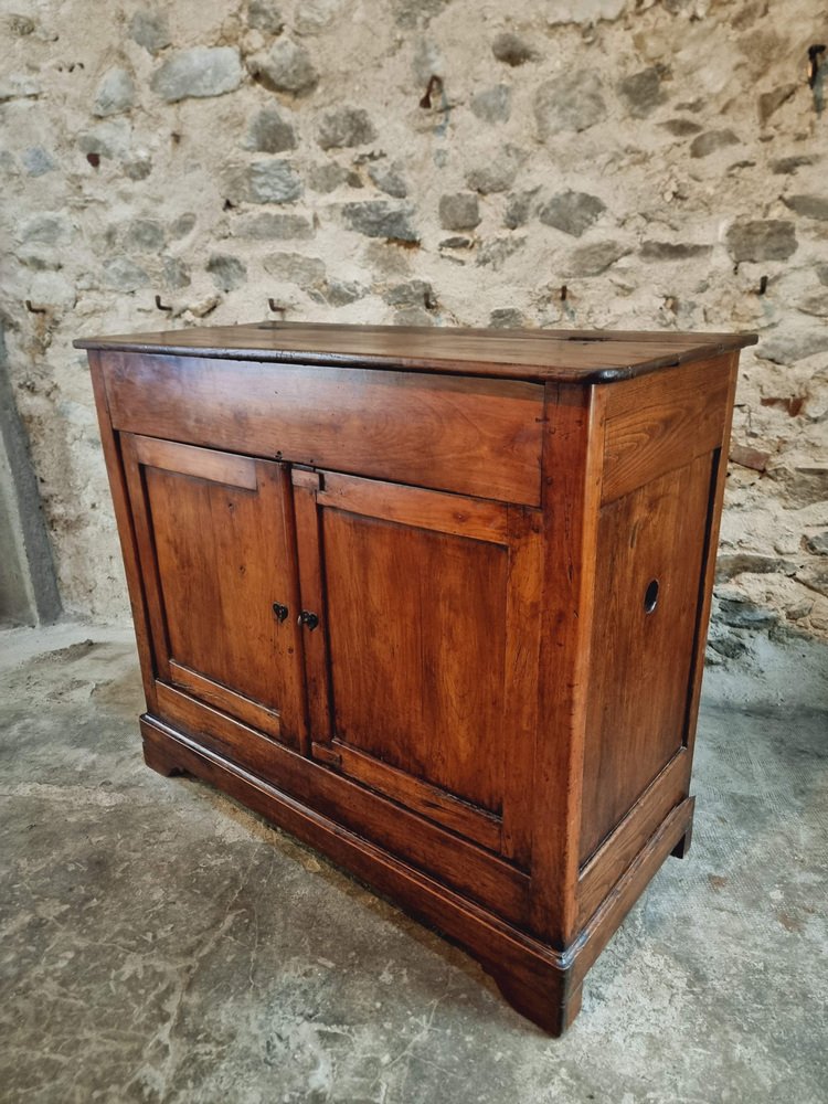 Antique French Mill Work Cabinet in Oak and Cherry for sale at Pamono
